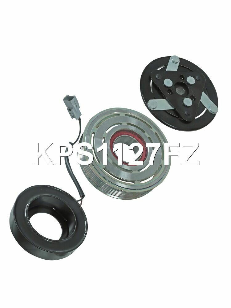 Шкив компрессора кондиционера в сборе Krauf KPS1127FZ для FIAT Punto Qubo PEUGEOT Bipper ALFA ROMEO Alfa MiTo