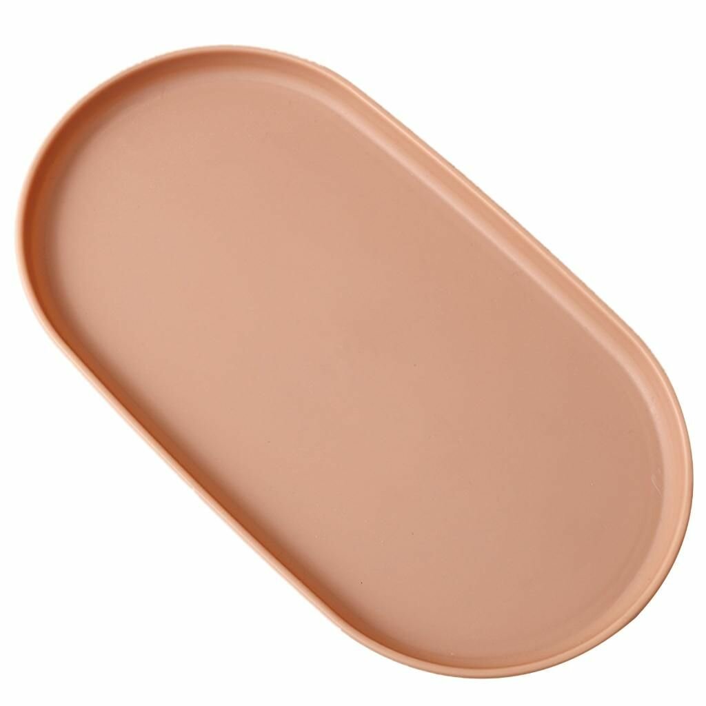 Овальный корейский поднос, Розовый