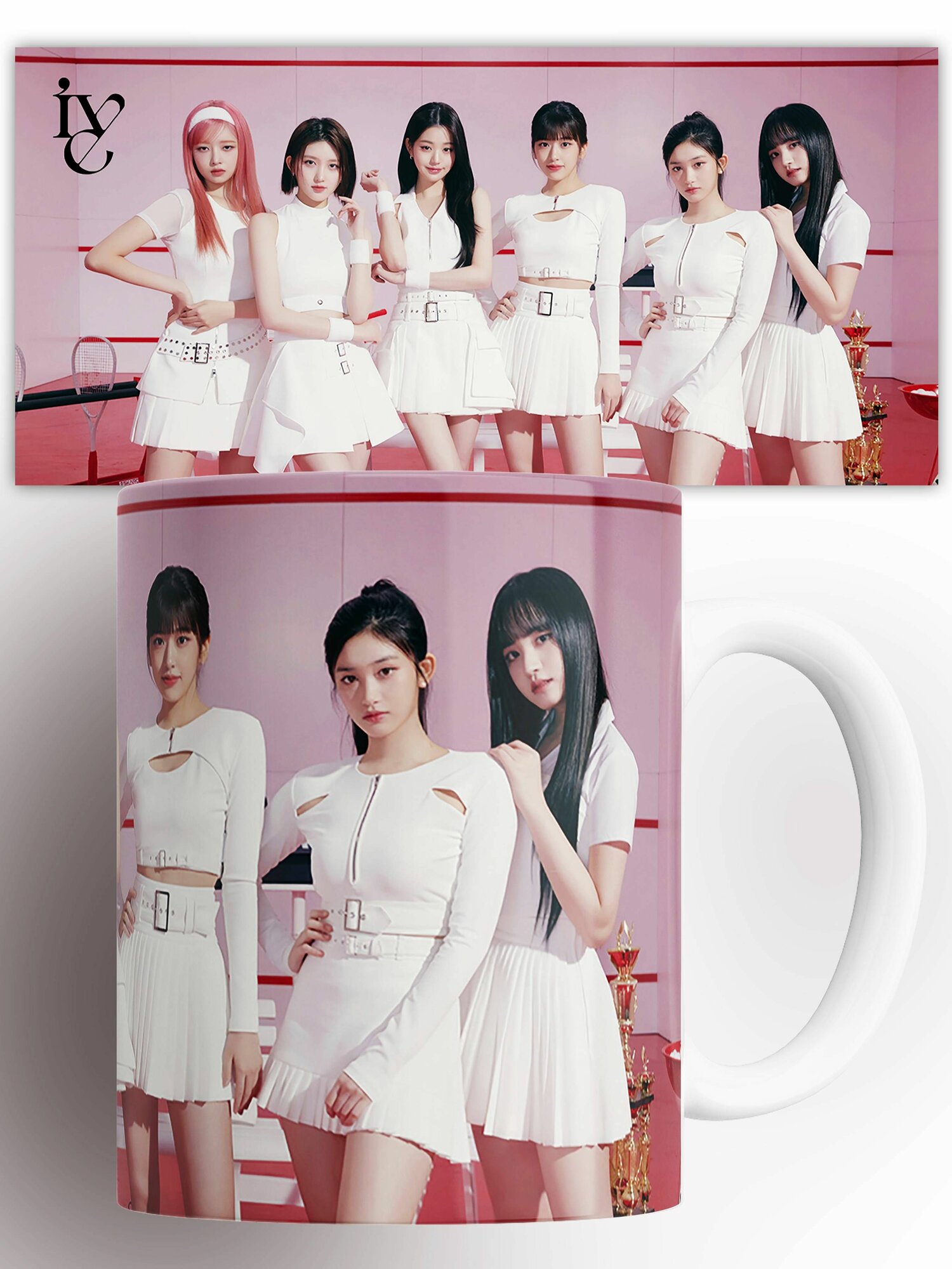 Кружка Корейский музыкальная группа Ive K-pop 330 мл