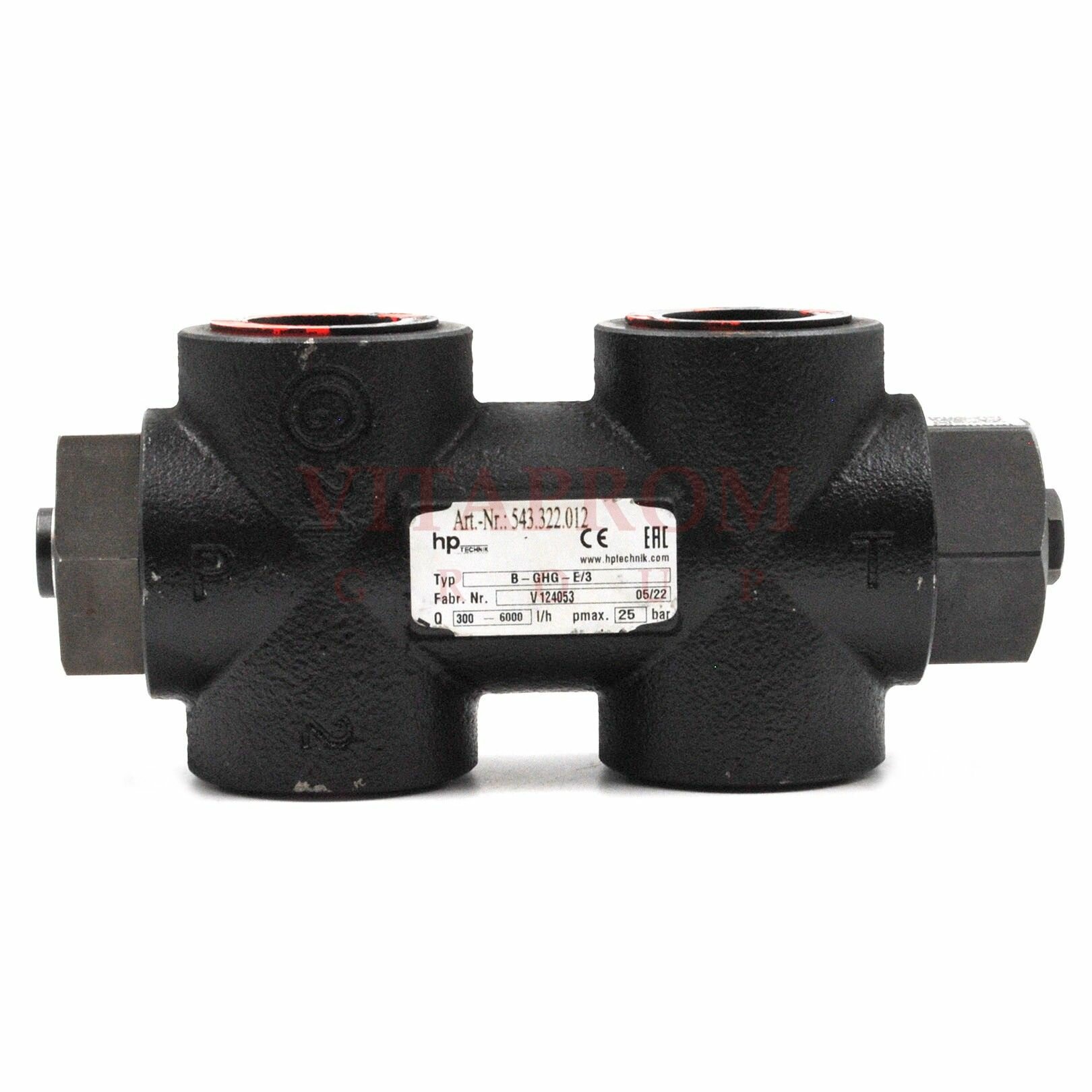 Перепускной клапан hp-Technik B-GHG-E/3