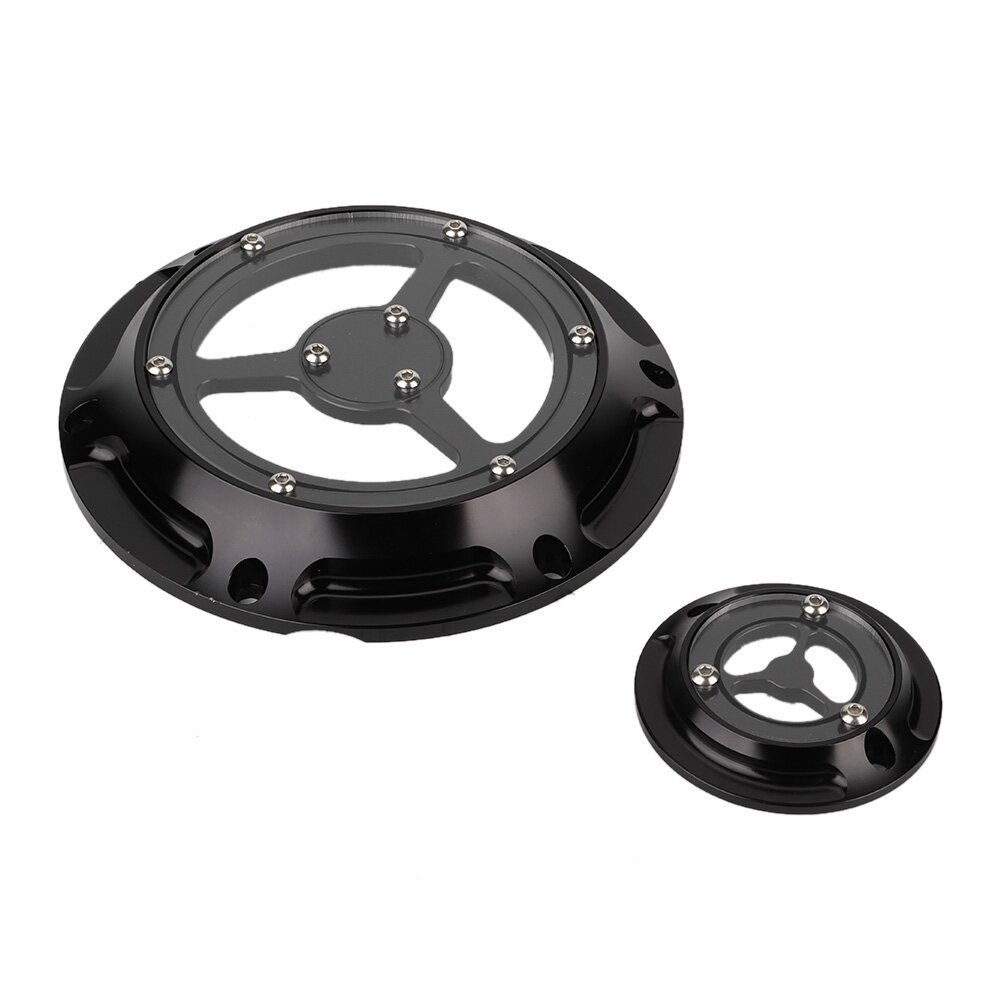 Алюминиевый комплект чехлов для глушителя мотоцикла Derby для XL XR 883 1200 (черный)