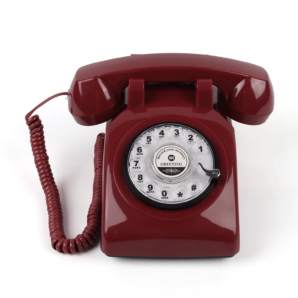 CHEETA Аудио Гостевая книга Red Plastic rotary