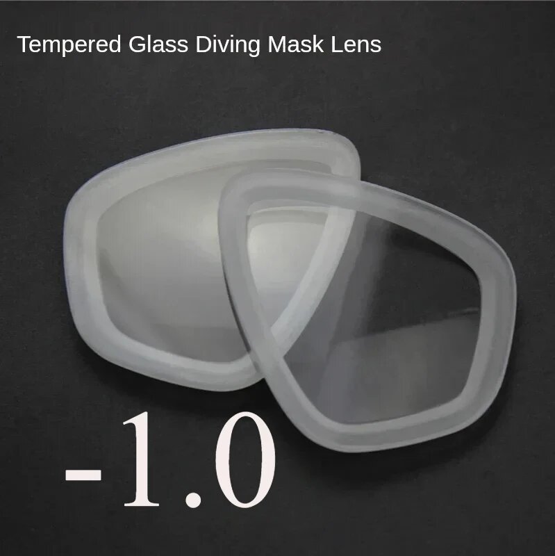 Линзы для маски дайвинга -1.0, Tempered Glass
