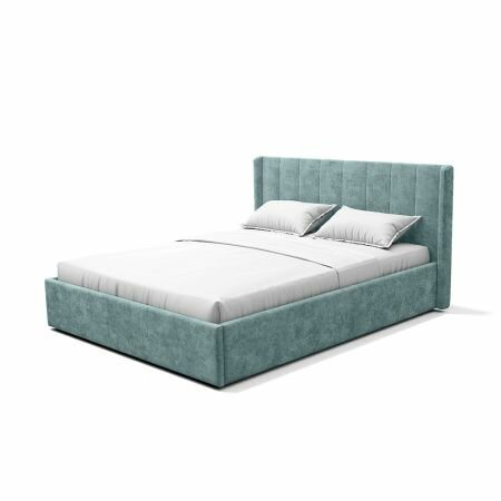 Кровать 1,6 м "Версаль" КР-18 Шарли бриз + ПМ (Мебелони)