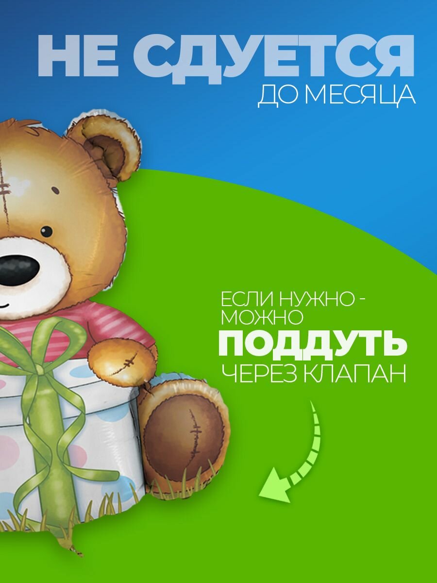 Фольгированные воздушные шары фотозона на день рождения — фото 1