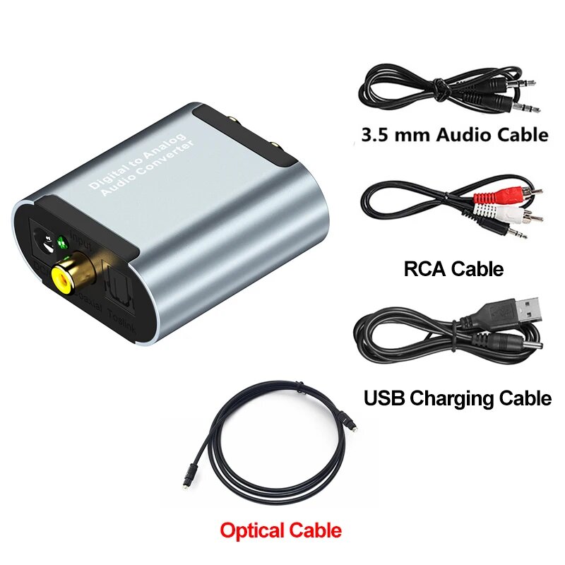 DISOUR Цифровой аудиоконвертер коаксиальный/оптический Optical Edition