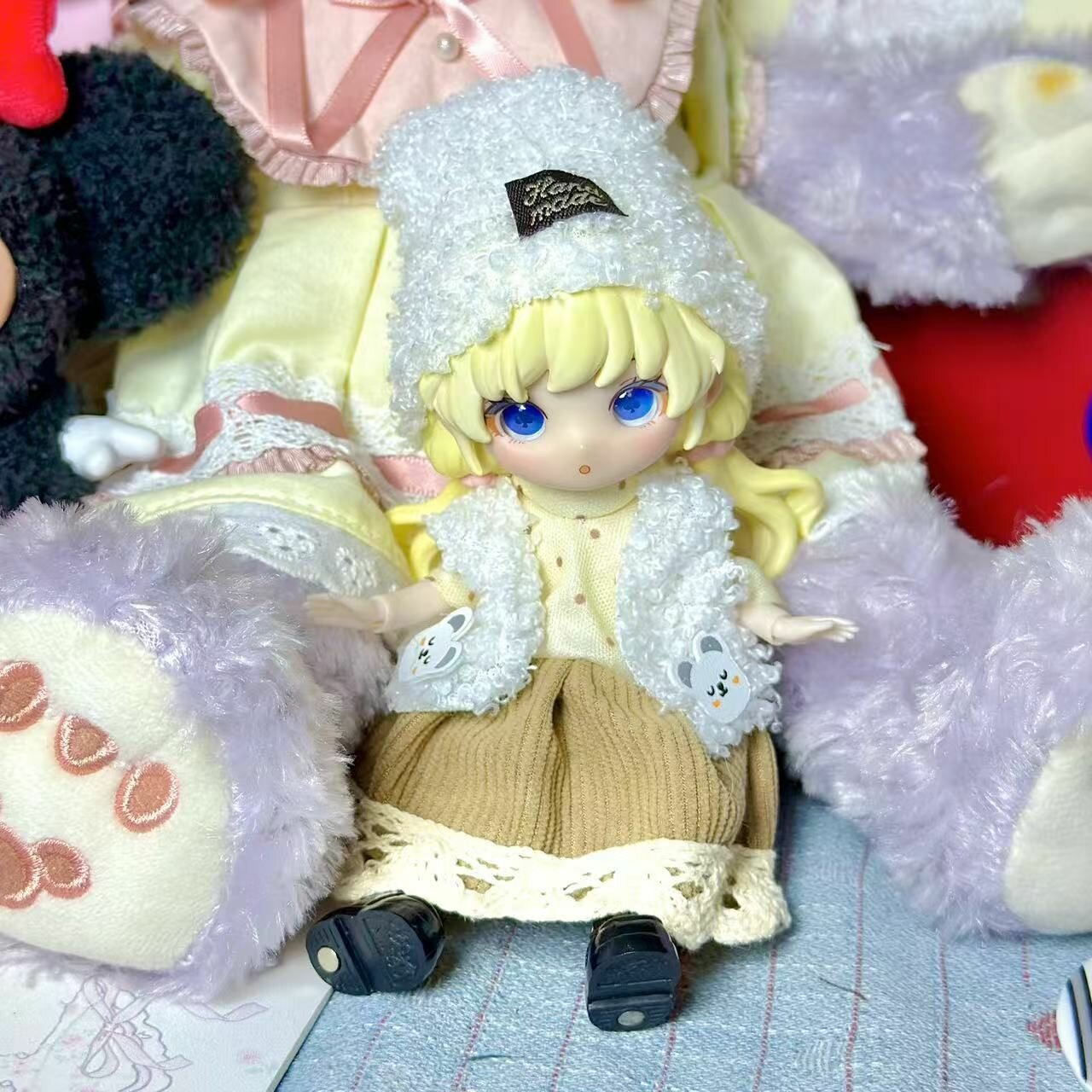 Одежда для куколь BJD по сериалу Чжэнь Гуань Чжун юбка Тысяча побегов для 8/12 размера (16-17 см