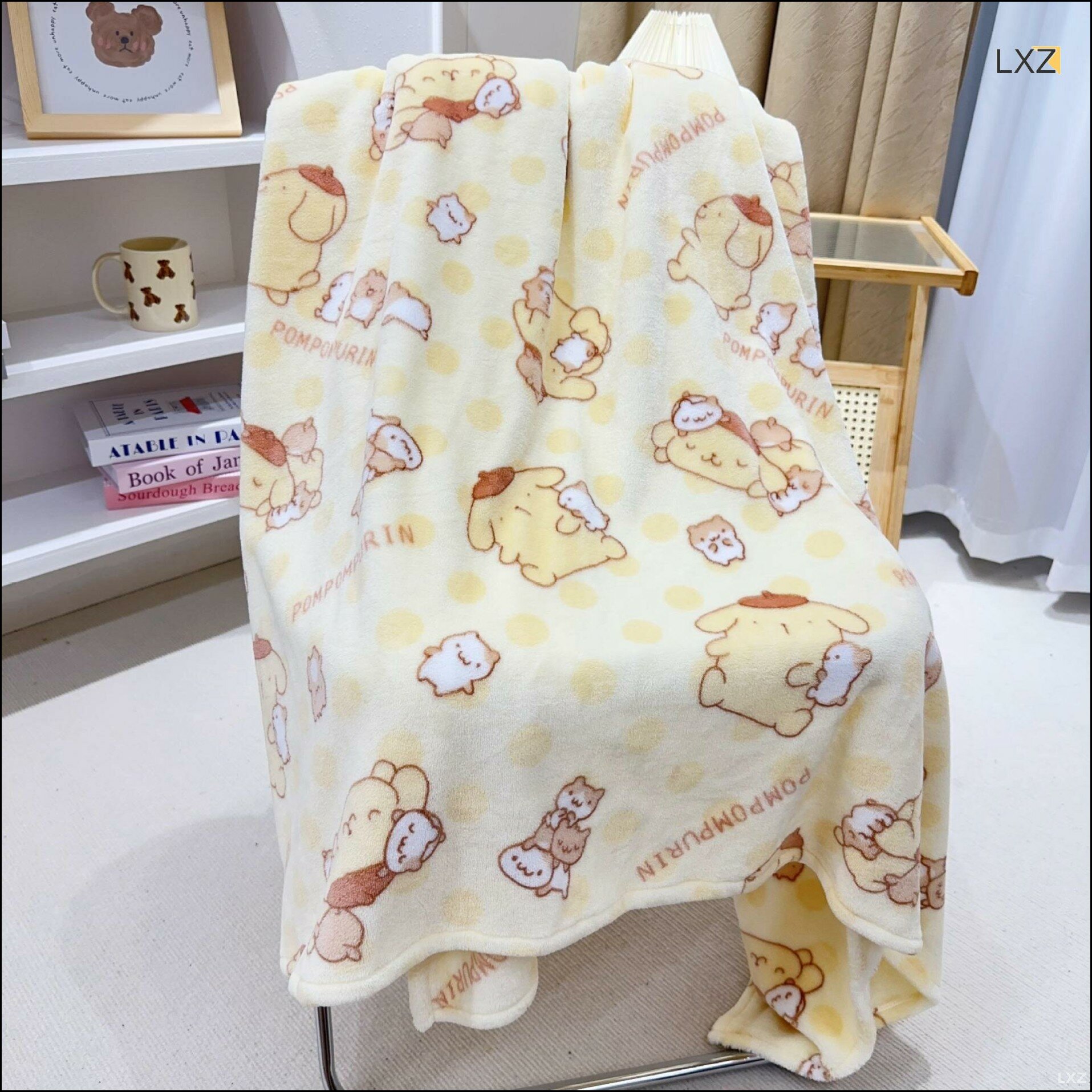 Эксклюзивное одеяло Moe Aiqi для питомца 90x100 см в песочном оттенке