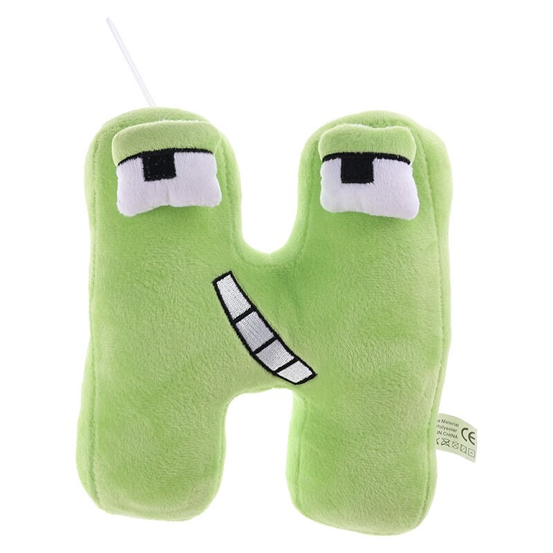 Плюшевая игрушка с русской буквой алфавита "Alphabet Lore". Мягкая и очаровательная стuffed animal для детей. Стиль 16.