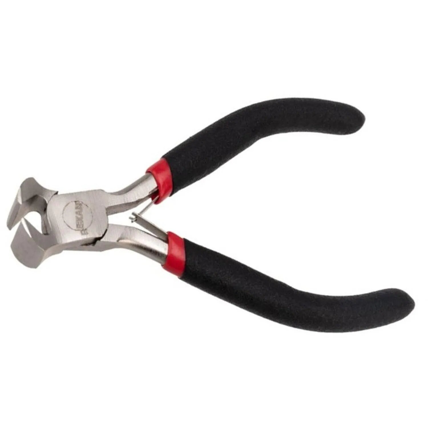 Кусачки торцевые мини 100мм никел, авторазжим, облив. рук. REXANT 12-4605