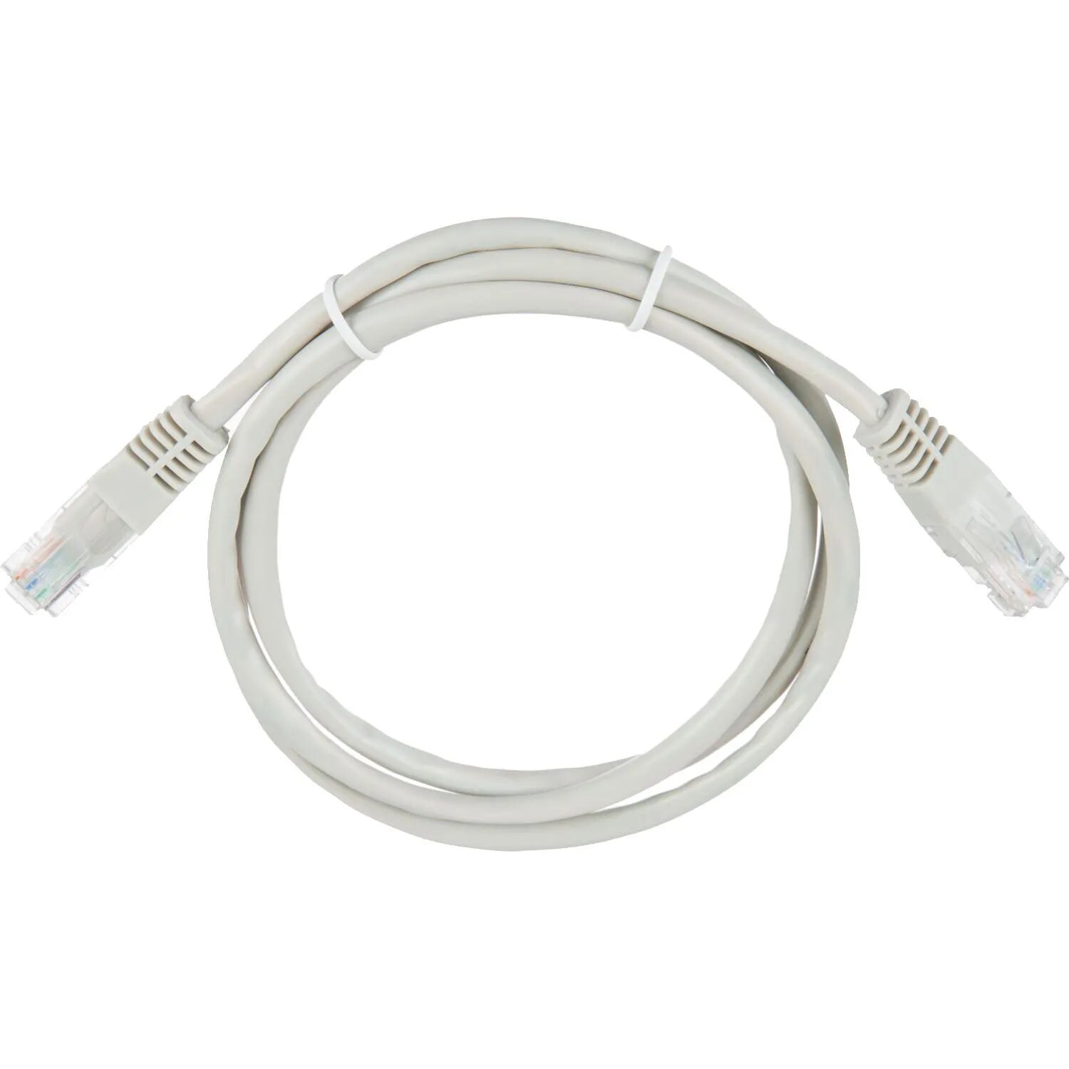 Патч-корд BigTech OPCC002 UTP CCA кат.5e/1м/литой/многожильный (серый)