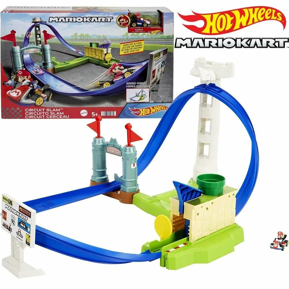 Hot Wheels Mario Kart, набор трасс для резких поворотов HGK59