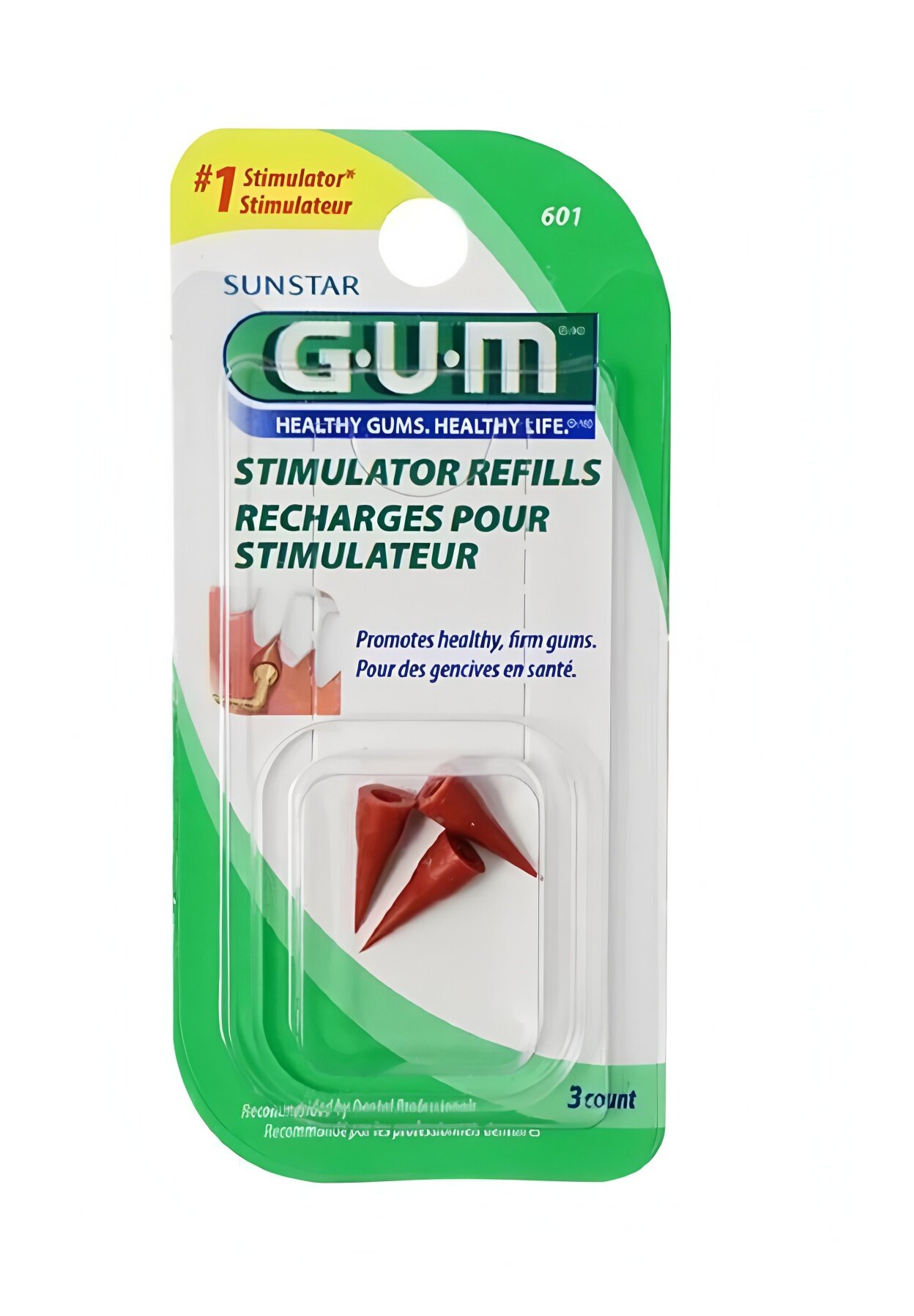 Массажер десен GUM, для взрослых и детей, удаление налета и остатков пищи
