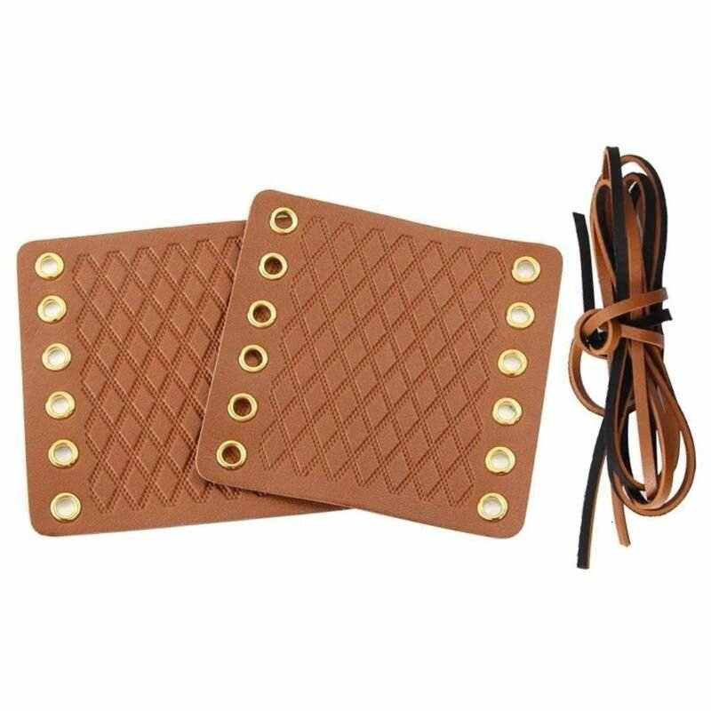 Универсальные кожаные накладки на руль велосипеда, быстрая установка, Коричневый