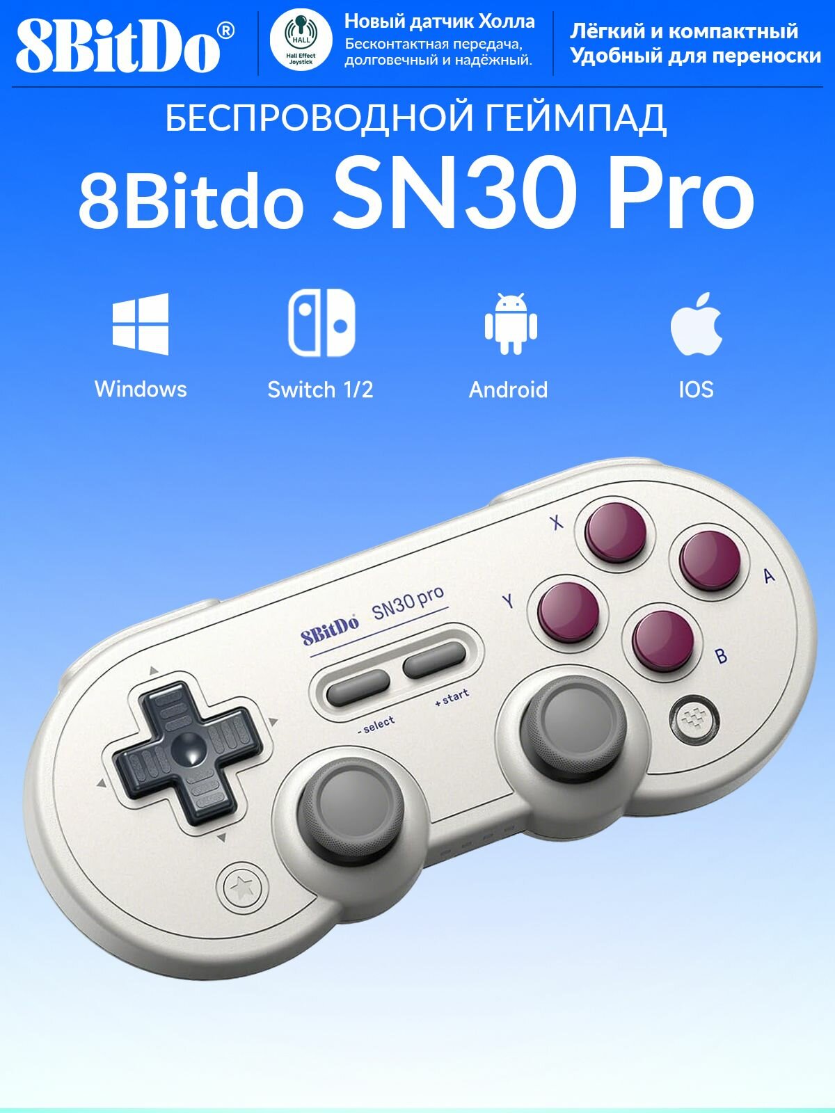 Bitdo SN30 Pro Bluetooth геймпад универсальный беспроводной контроллер для Switch, Android, macOS, Steam и Raspberry Pi