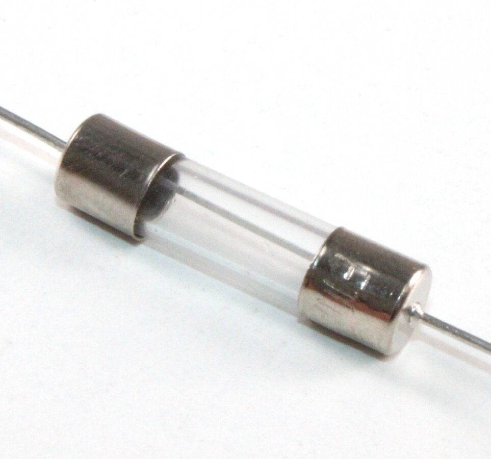 FUSE 5*20mm 2,0А быстродействующий с выводами, Предохранитель, KLS