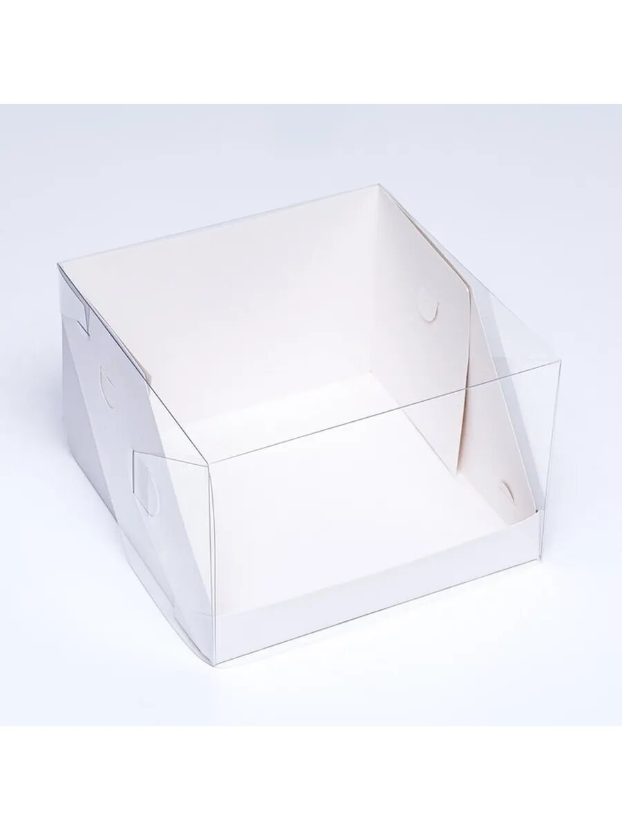 Элегантная белая коробка для сладостей