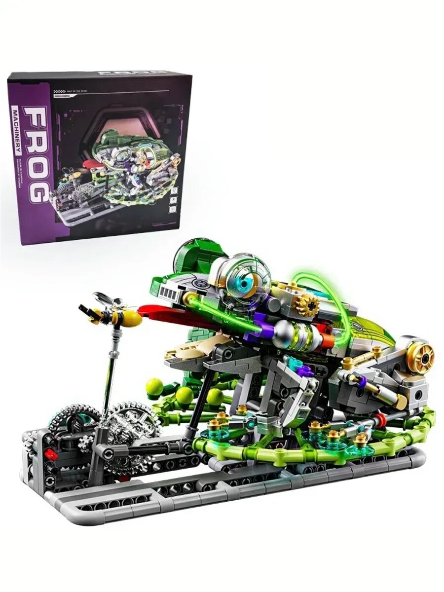 Конструктор 3D-модель, Механическая лягушка