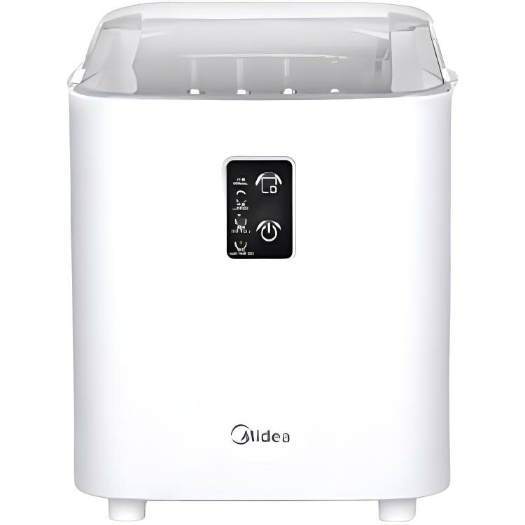 Ледогенератор Midea MBJ 12D11EB бытовой полностью автоматический, белый, низкое энергопотребление