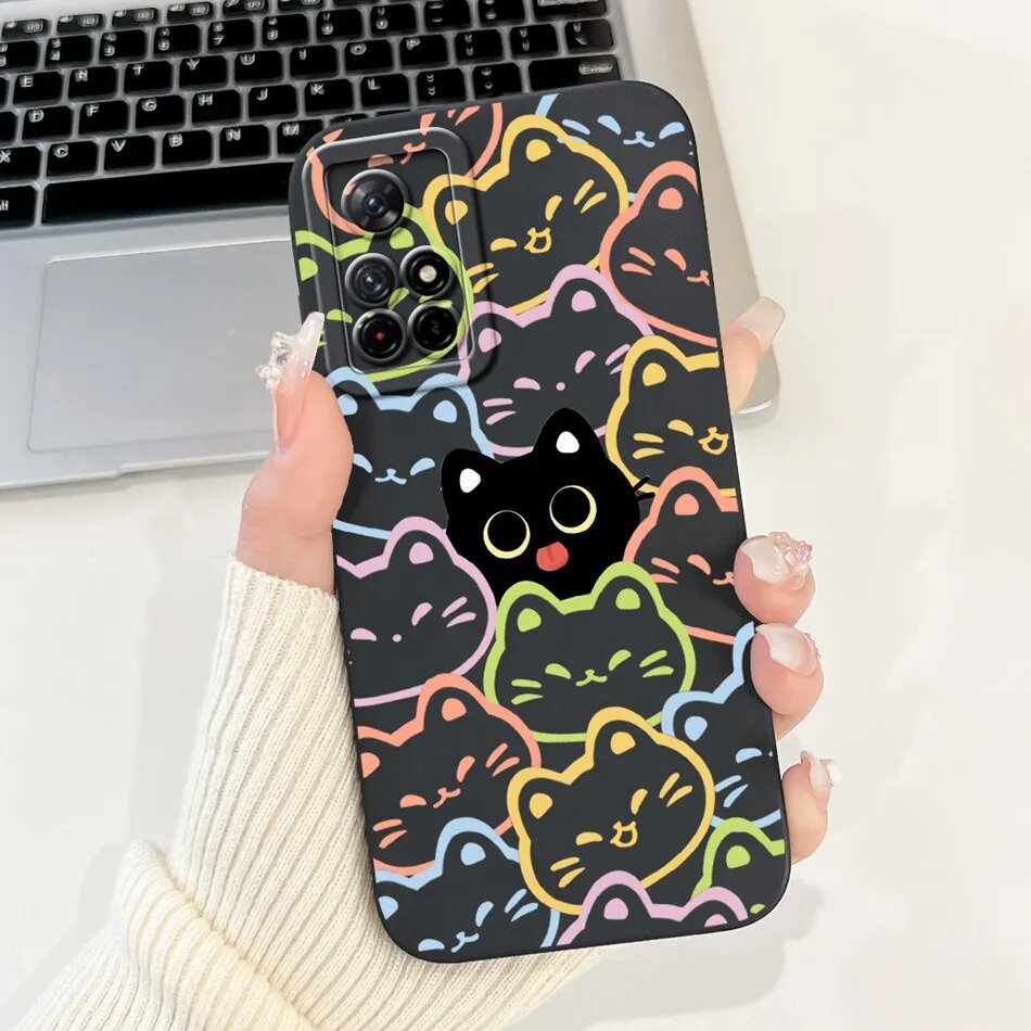 Для Xiaomi Poco M4 Pro 5G PocoM4 милый новый дизайн чехол для Черный, TYhei2153, Poco M4 Pro 5G