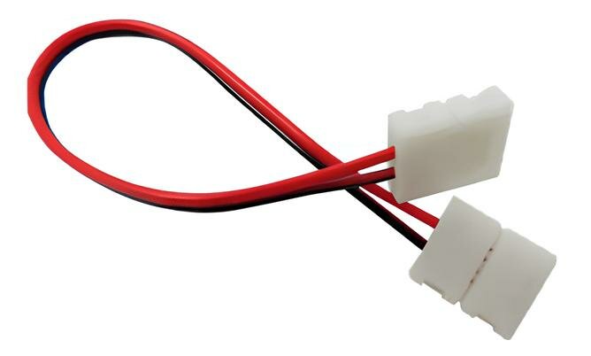Коннектор с проводом для светодиодной ленты 2 pin 10мм (лента-провод-лента) Giant4