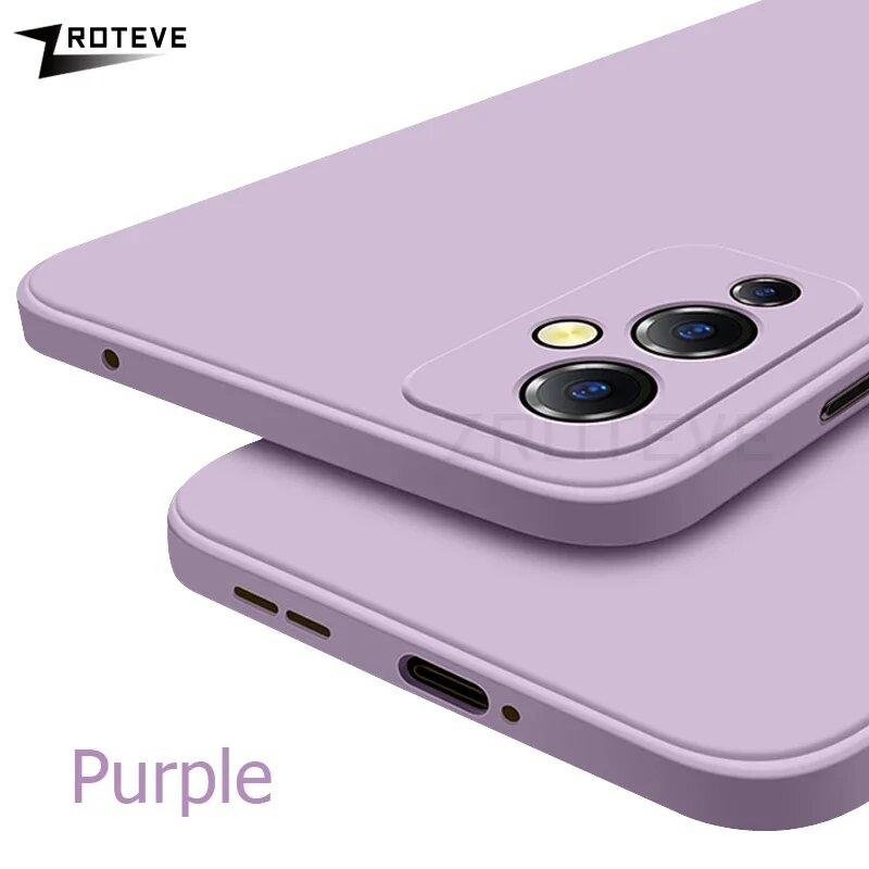 Чехол OnePlus 9, фиолетовый, силикон