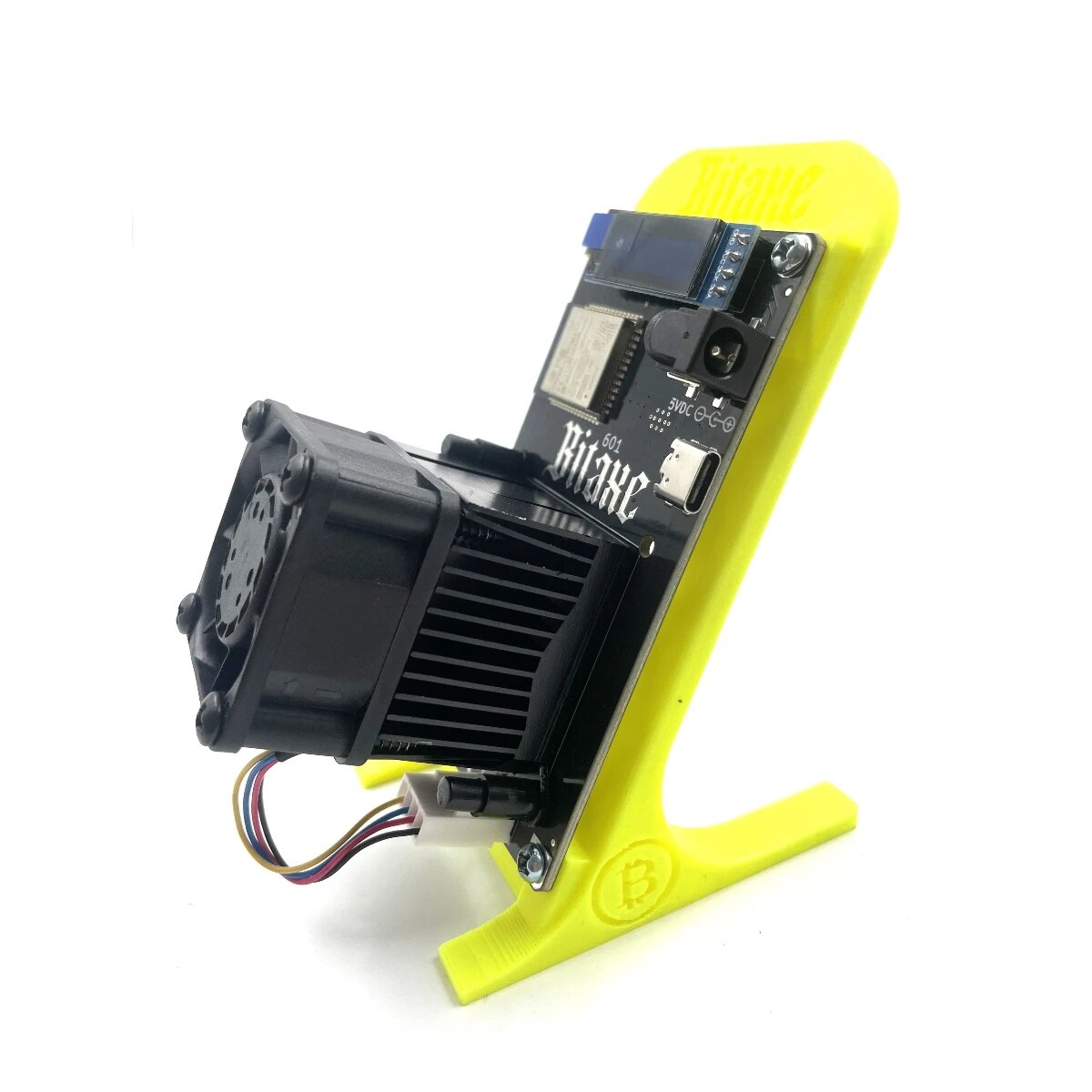 Bitaxe Gamma 601 Solo Miner оранжевый EU plugs, Желтый