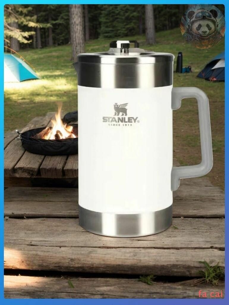 Френч-пресс 1600 мл, керамическая камера, для кофе и чая, удобная ручка