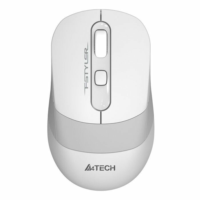 Мышь A4Tech Fstyler FG10S белый/серый оптическая (2000dpi) silent беспроводная USB для ноут 102944