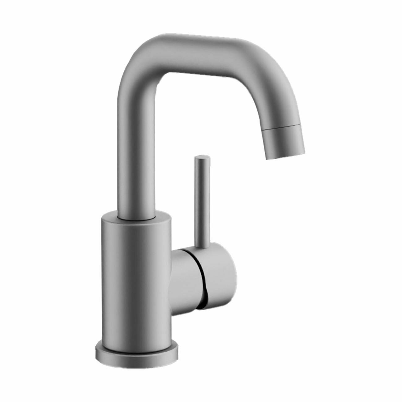 Смеситель для раковины Belz B809-1 B10809-1 сатин, рычажное управление, нержавеющая сталь