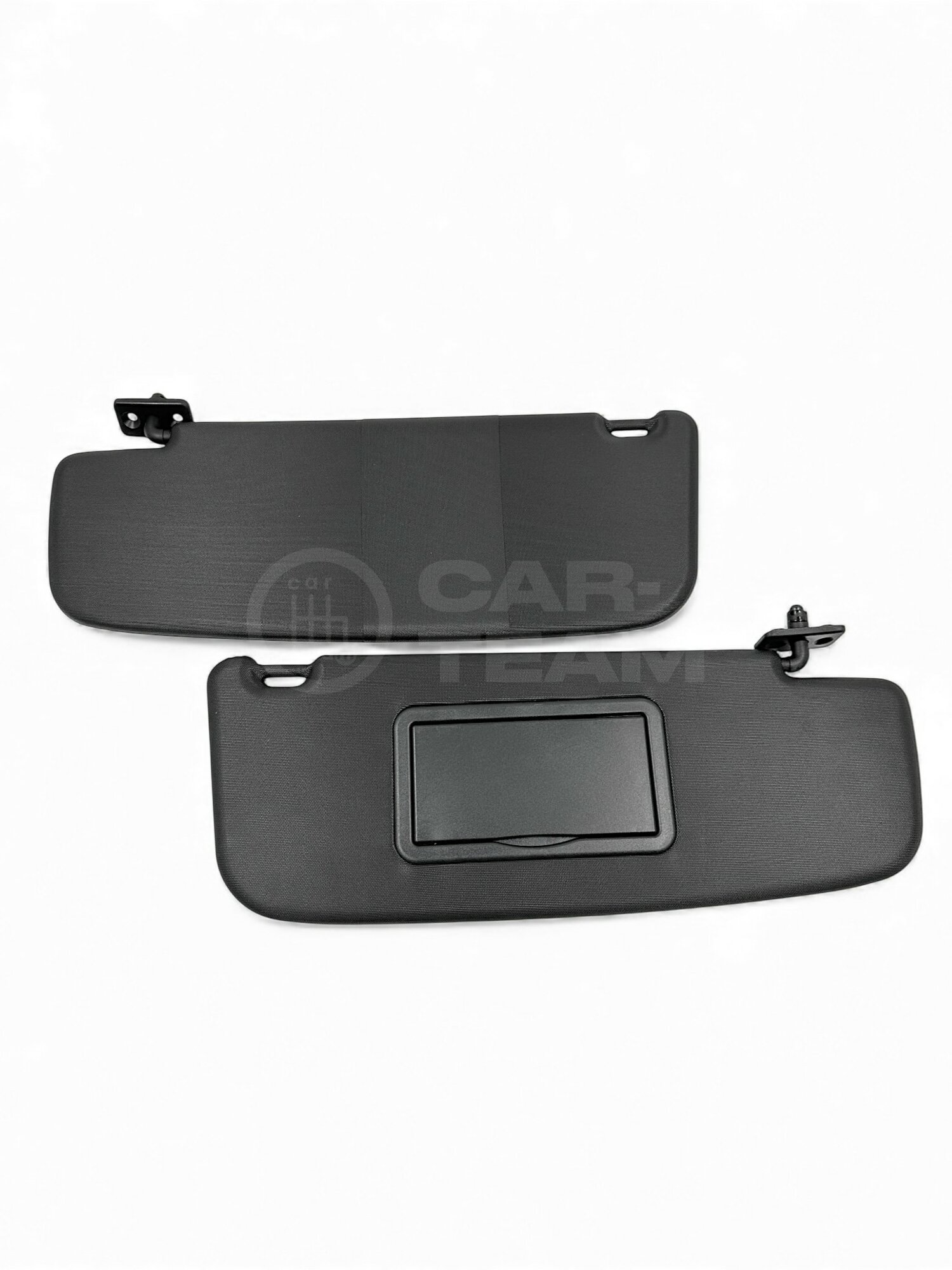 Козырьки солнцезащитные Лада Гранта, Калина, Datsun, Гранта FL черные с одним зеркалом