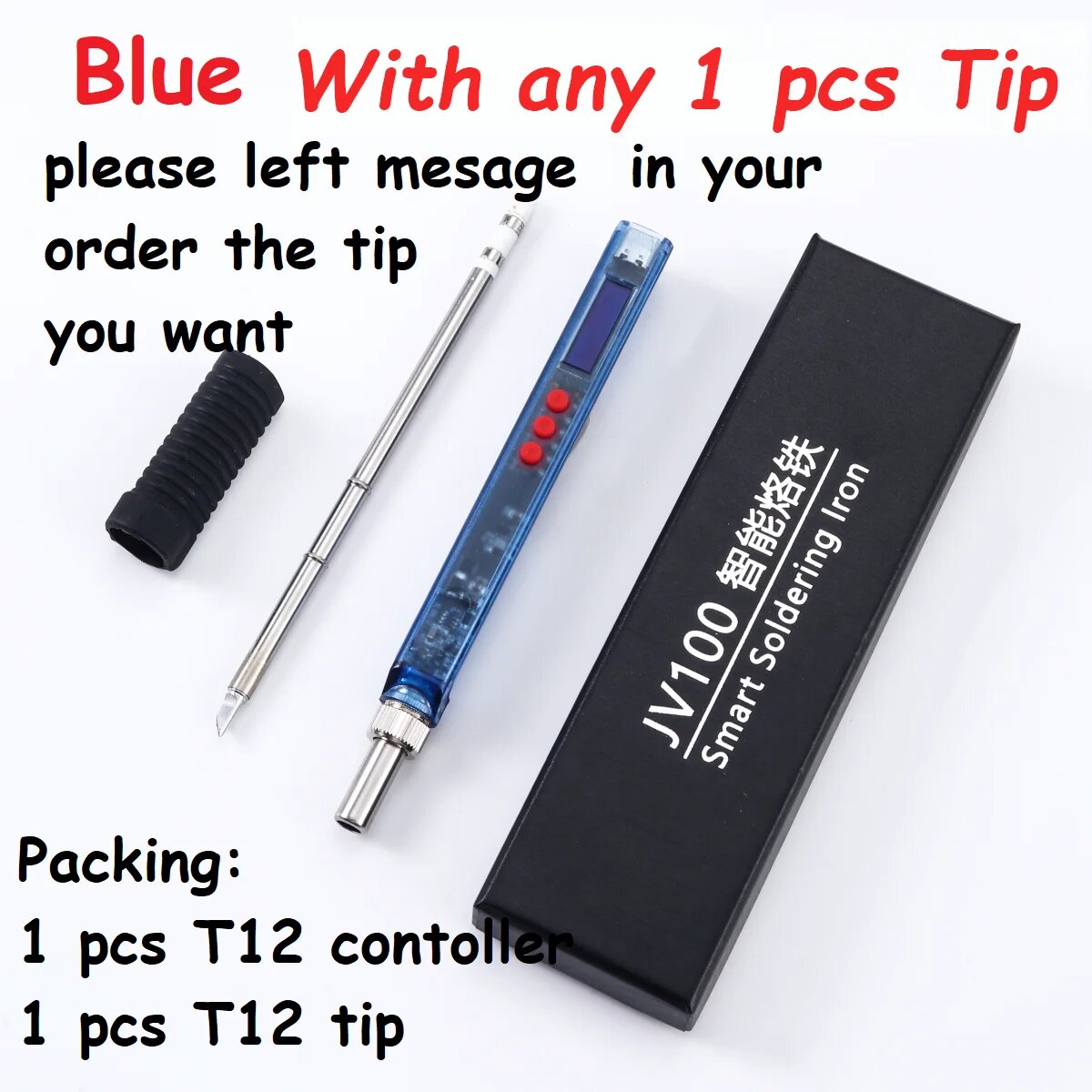 T12 OLED Мини-паяльник 65 Вт With any 1pcs tip