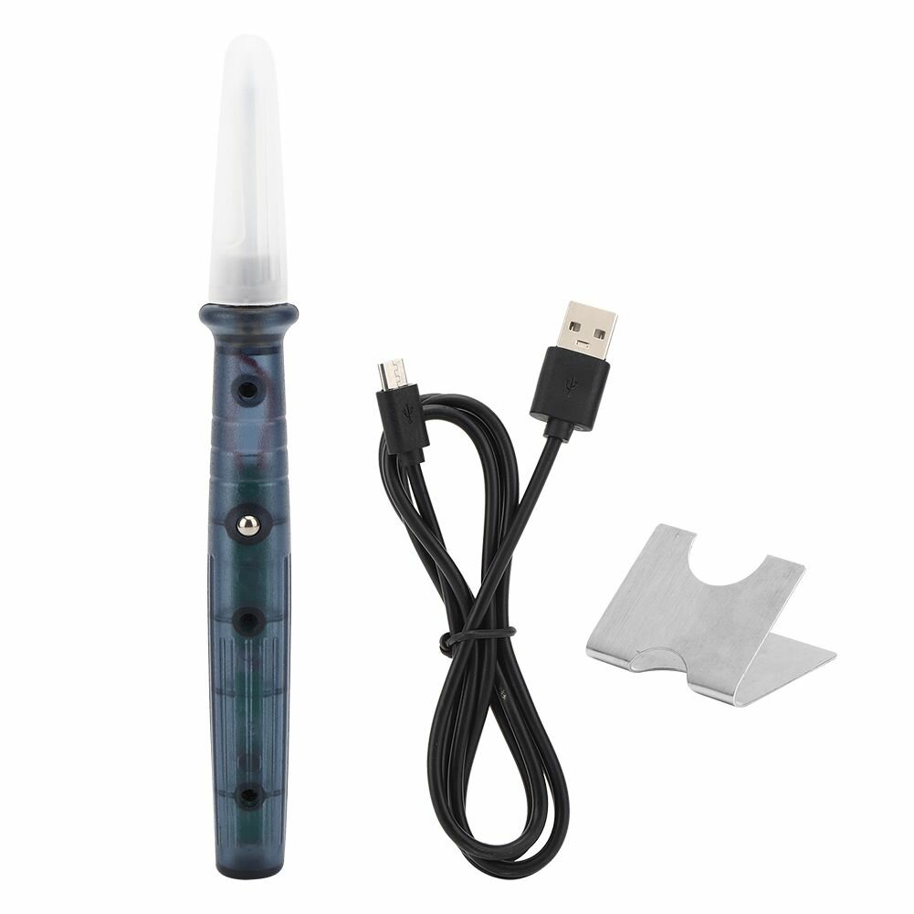 Электрический паяльник USB ThreeGear, паяльник с регулировкой температуры для студенческого дома, портативный 5 В 8 Вт