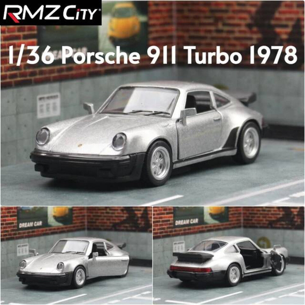 Игрушечная модель Porsche 911 1/36 RMZ City, миниатюрная гоночная модель, свободные колеса, инерционный механизм, литая под давлением металлическая коллекционная модель, подарок для детей и мальчиков