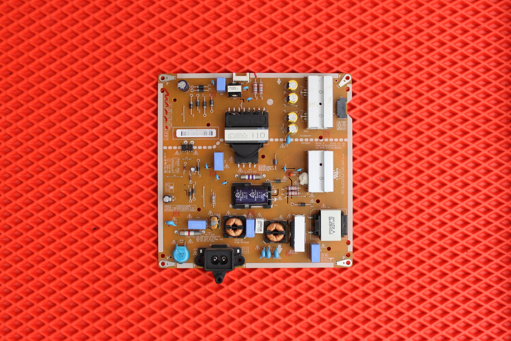 Блок питания (PSU) EAX66883501 (1.5) для телевизора LG 43UH603V-DNTN2 в надёжной упаковке