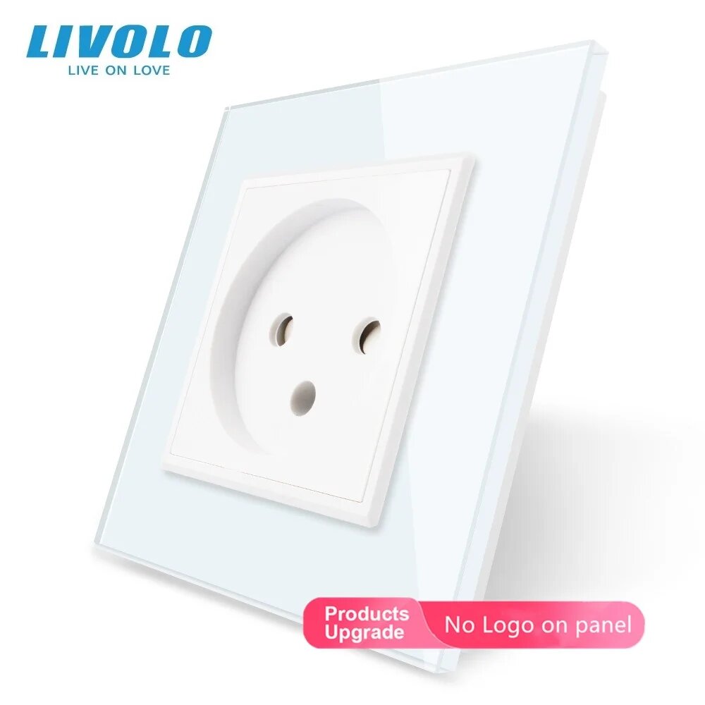 Розетка настенная Livolo VL-C7C1IL-11, белая
