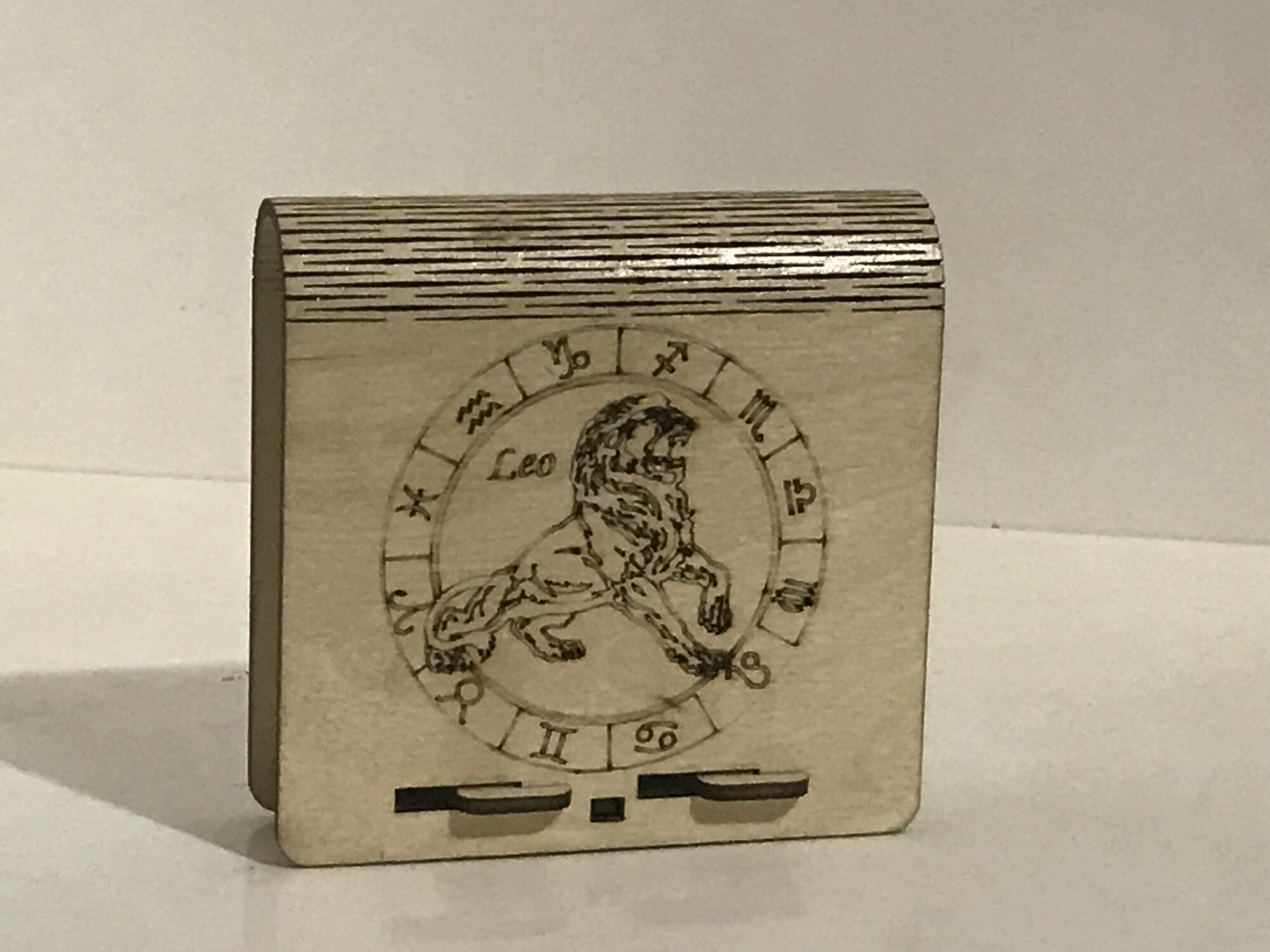 Шкатулка для подарка зодиак "Лев"