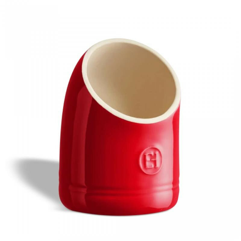 Emile Henry Солонка Natural Chic 580 мл, красный гранат, керамика, 15.5 см (340202)