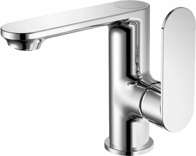 Смеситель для раковины Haiba HB12590 хром, глянцевый, кран для ванной в раковину, из латуни, рычажный, с керамическим картриджем