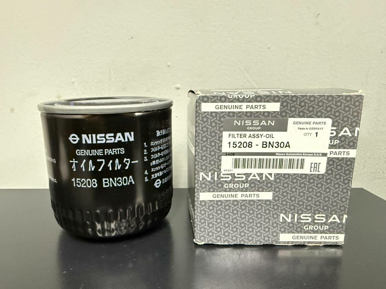 Фильтр масляный 15208BN30A NISSAN 100% оригинал