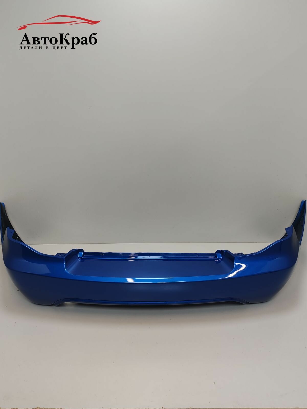 Бампер задний в цвет для Дэу Нексия рестайлинг 2008 - 2016 г. GCT - ярко синий