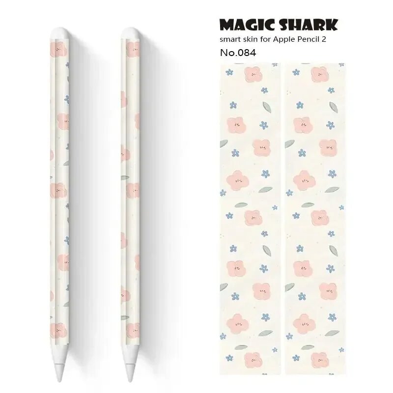 Наклейка на Apple Pencil 2, цветок, 084, 2 шт.