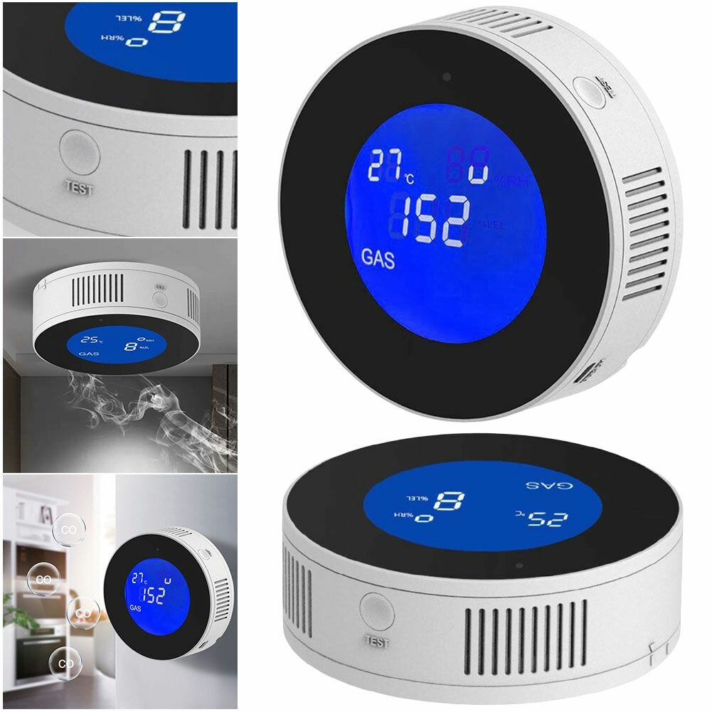 Детектор утечки природного газа, с подключением к Wi-Fi, 85 дБ