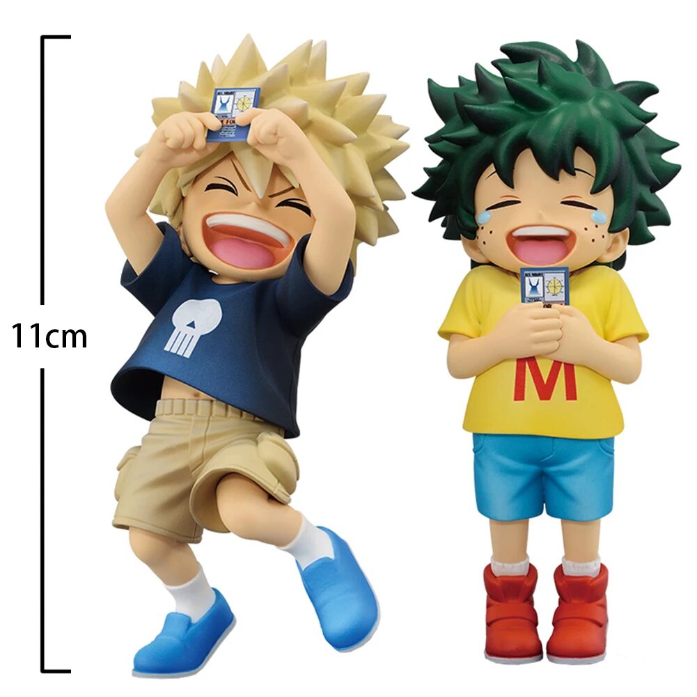 Аниме-фигурка MHA: Бакуго Боку, Мидория Изуку. Милая Q-версия коллекционной модели. Фигурка героя аниме Кацуки Бакуго. Подарки.