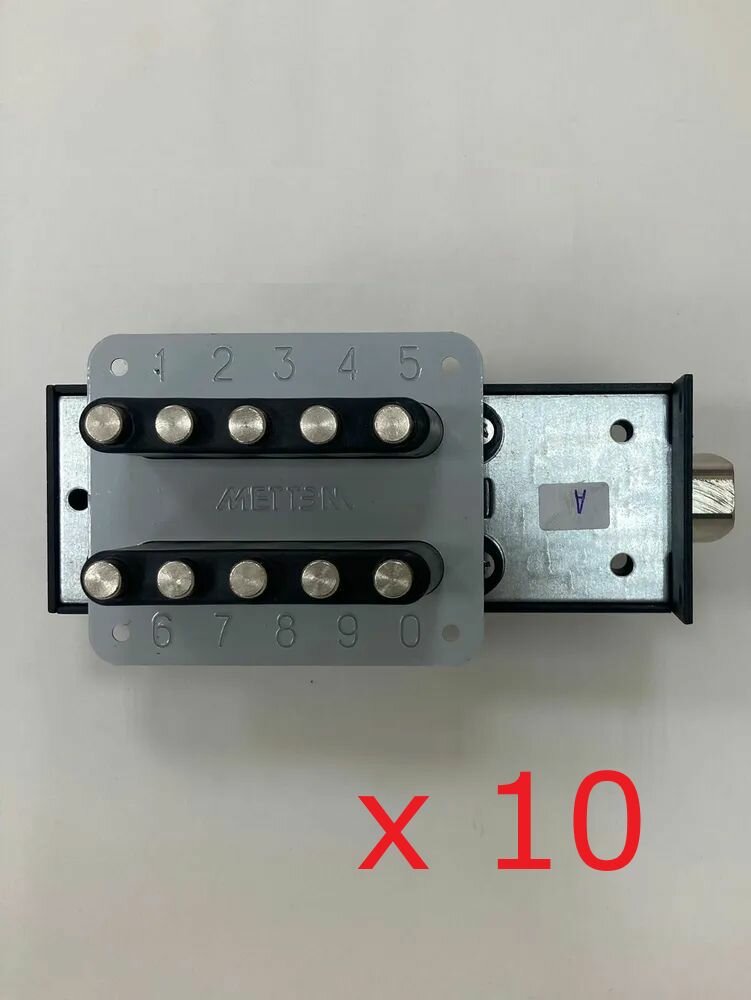 Комплект универсальных кодовых замков Меттэм ЗКП-2 /(ЗКП-40) 10 штук