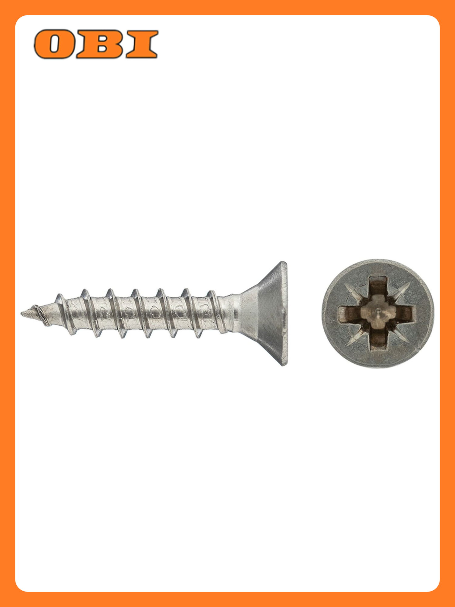 Шуруп универсальный М3x12 мм потай голова, нержавеющая сталь 15 шт