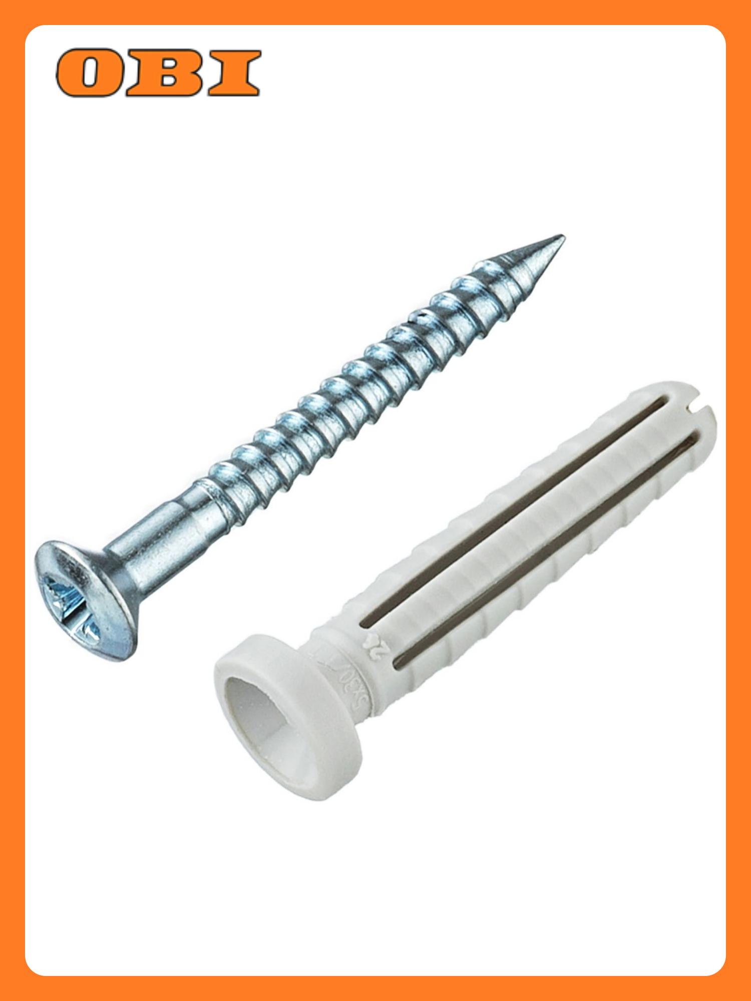 Дюбель-гвоздь Tecfi YZ цилиндрическая манжета нейлон 6x100 мм 50 шт