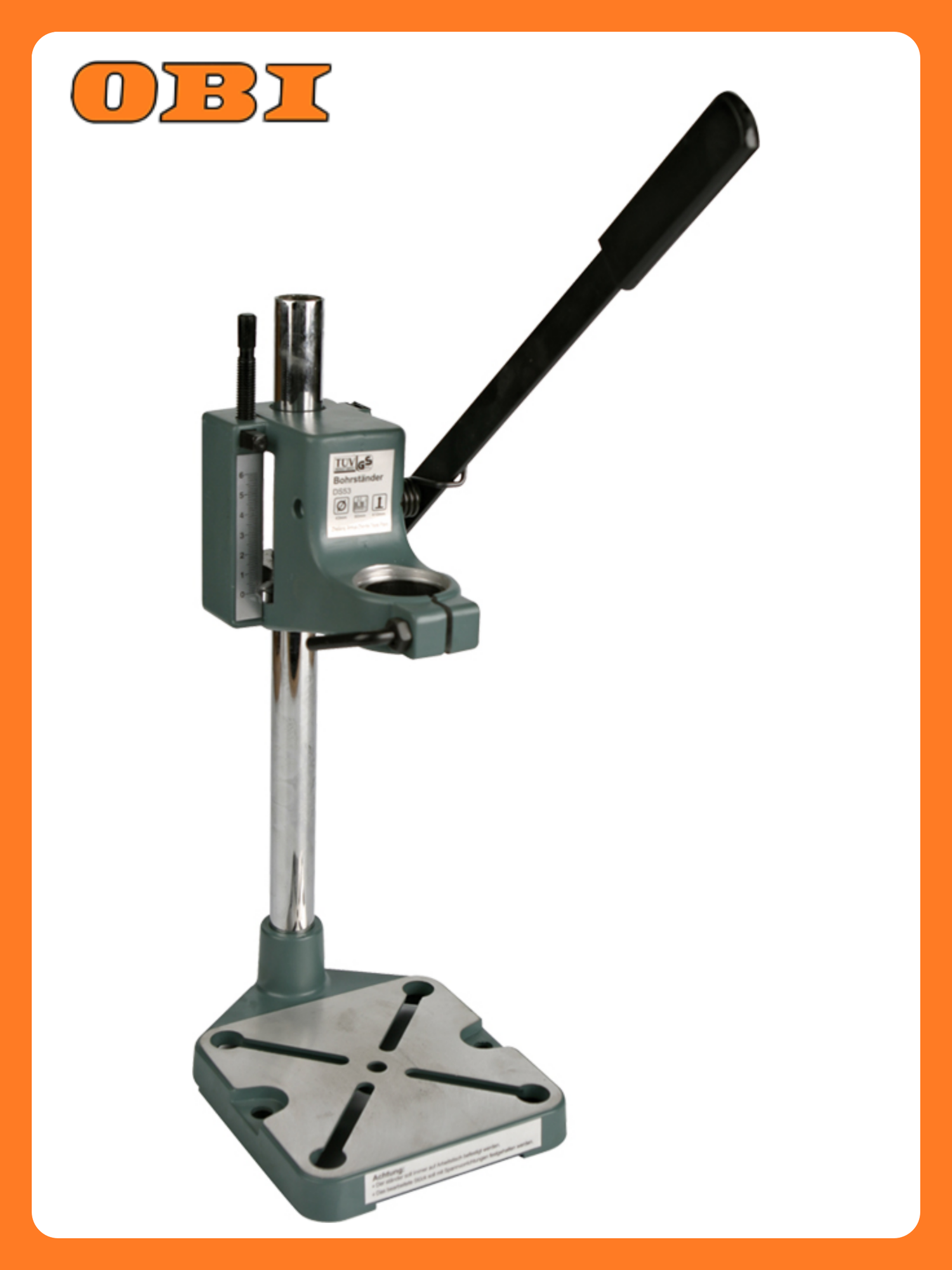 Стойка для дрели Калибр 96203, сталь, высота 400мм, диаметр 43мм