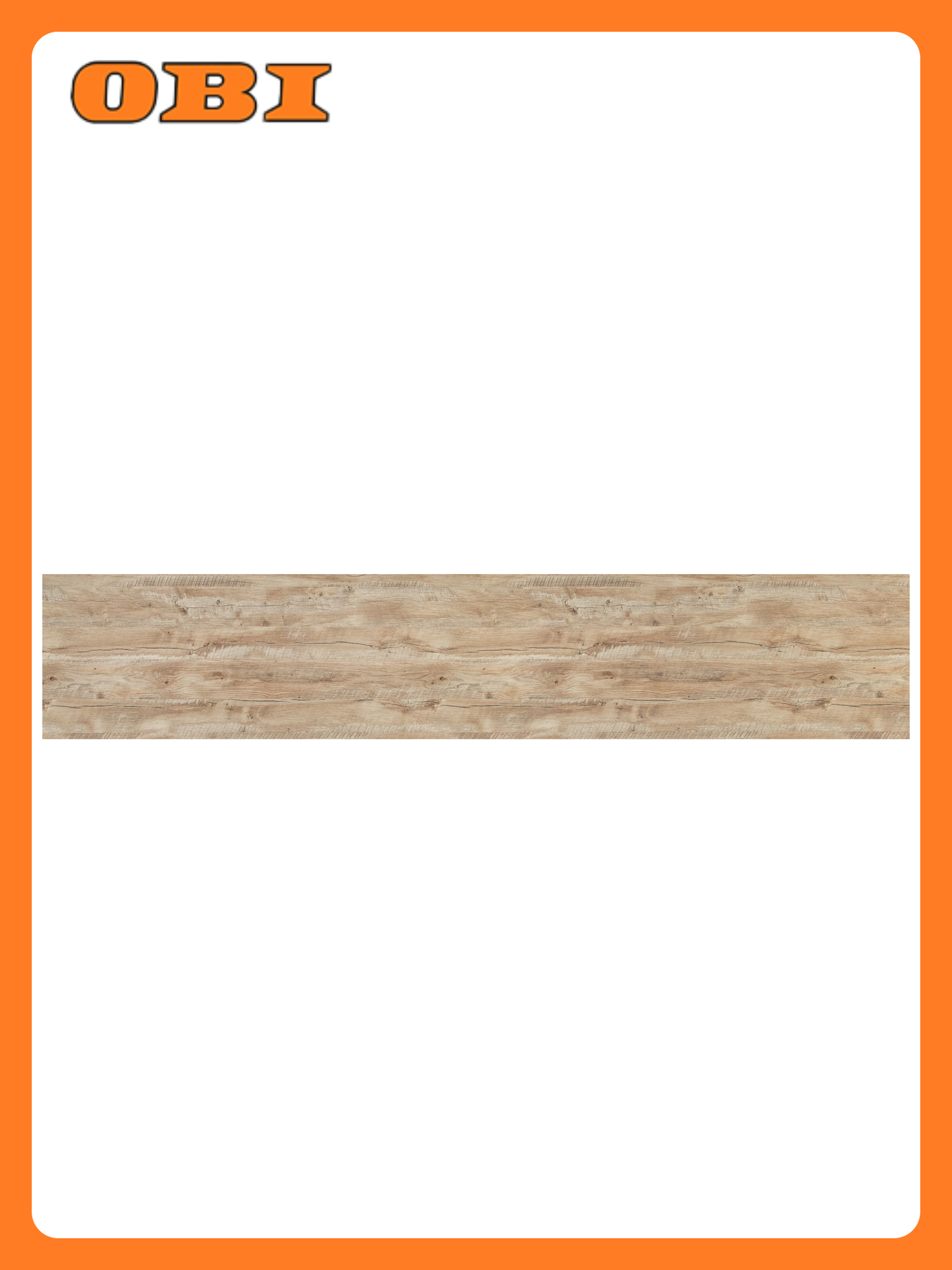 Столешница "Дуб светлый" 3050x600 мм, ДСП, матовая поверхность