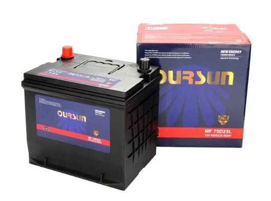 Аккумулятор автомобильный OURSUN JIS 65Ah 560A ОП (232х173х225) D23L 232x173x225
